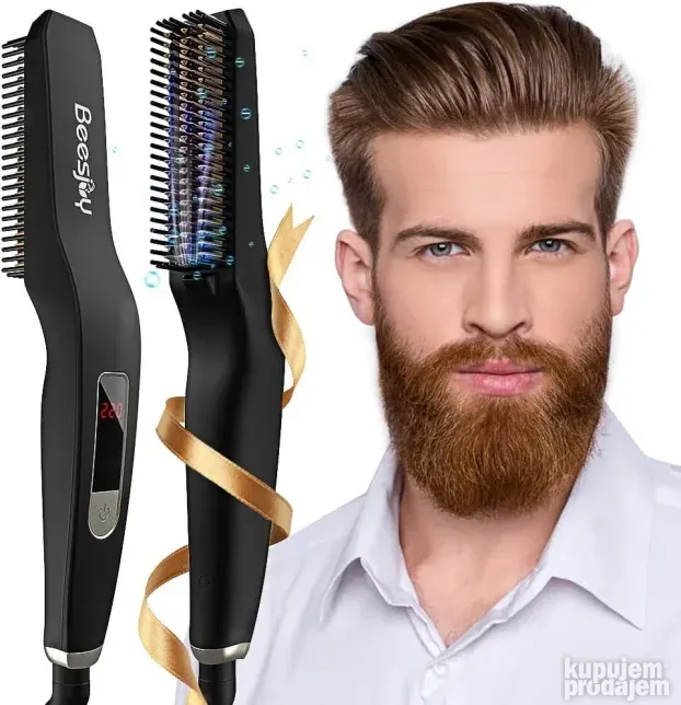 Jonski češalj za bradu 6 nivoa temperature 120-220 stepena ...