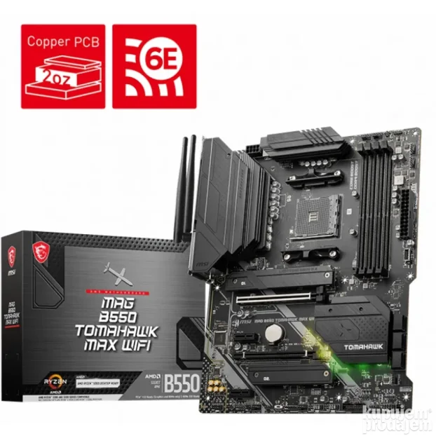 Amd 7 Pro/msi Mag B550 Tomahawk Max Wifi/16gb - KupujemProdajem