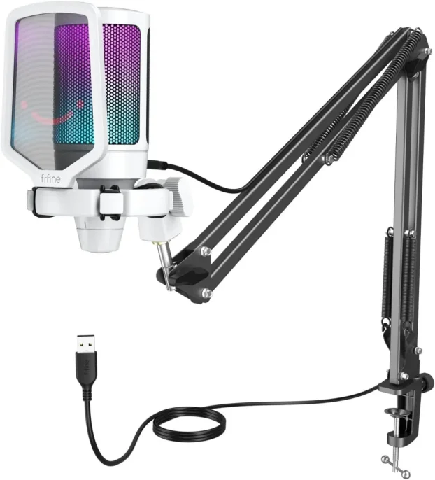 Mikrofon FIFINE MI3 Streaming USB condenser microphone white ...