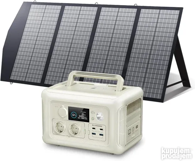 Solarni Generator ALLPOWERS 600w sa panelom - KupujemProdajem