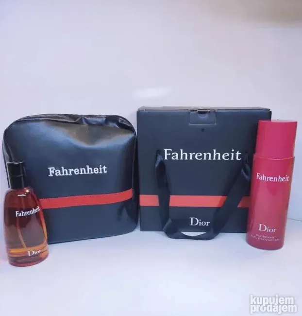 Dior Fahrenheit SET KOLEKCIJA - Parfem + Dezodorans + POKLON ...