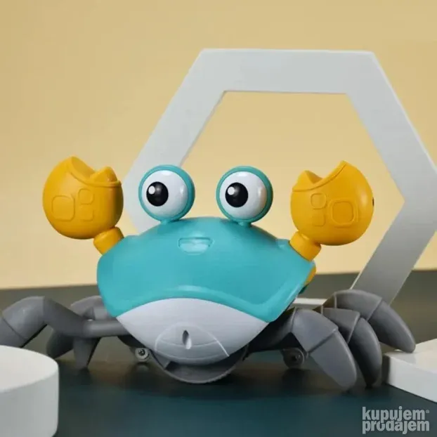 Šetajuća kraba sa muzikom LED svetlom i senzorom pokreta - KupujemProdajem