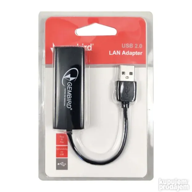 USB LAN Ethernet mrežna kartica adapter Gembird NIC-U6 - KupujemProdajem