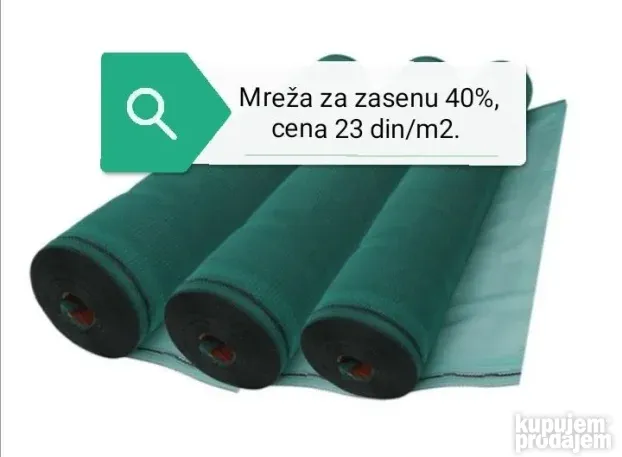 Mreža za, protiv krtica 2x100m, 40gr/m2 jača - KupujemProdajem