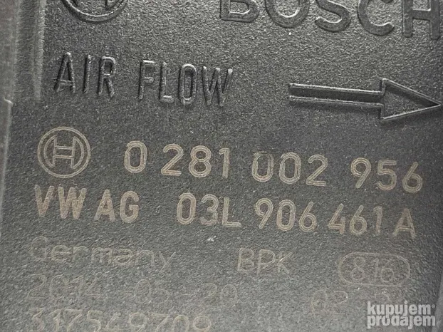 Protokomer VW Audi Skoda Seat 03L 906 461A - KupujemProdajem