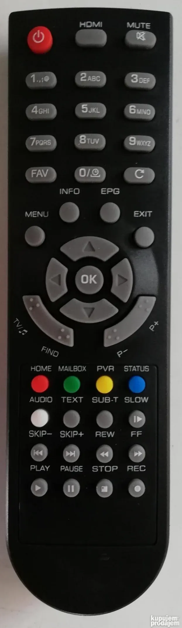 Daljinski upravljač za Supernova DVB C(L802) - KupujemProdajem
