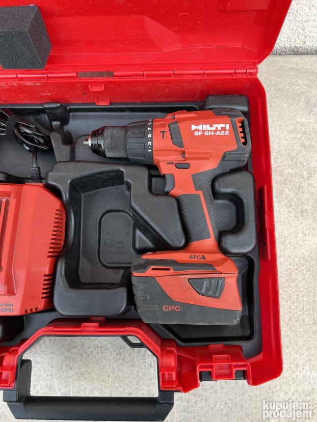 Hilti SF 6H A22 ATC Aku srafilica busilica Cekic 2021 God - KupujemProdajem
