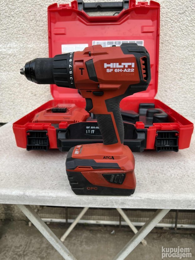 Hilti SF 6H A22 ATC Aku srafilica busilica Cekic 2021 God - KupujemProdajem