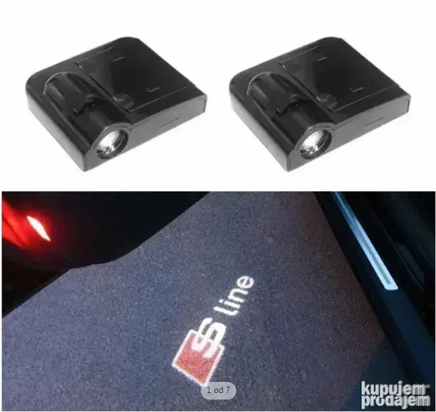 LED logo projektor za vrata S Line - KupujemProdajem