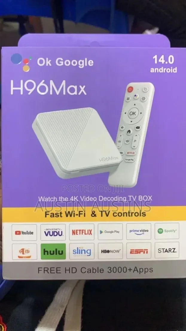 Android TV Box H96 Max Android 14 4k TV BOX - KupujemProdajem