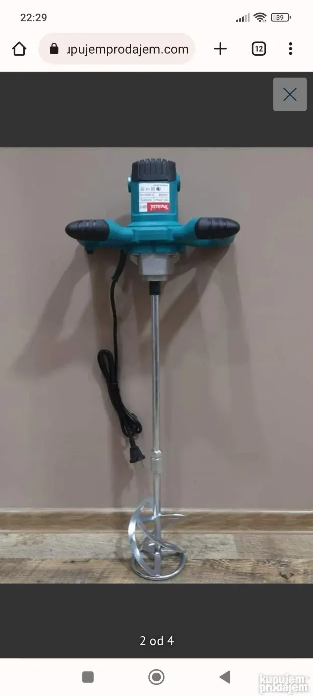 MAKITA Mikser za Lepak/gradjevinski mikser 2000w Novo - KupujemProdajem