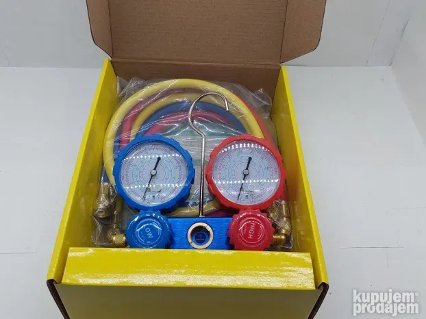 Aluminiumski manometar za punjenje klima - KupujemProdajem