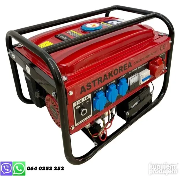 ASTRA KOREA Agregat za struju 3kW trofazni - na ključ - KupujemProdajem