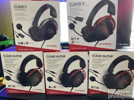 HyperX Cloud Alpha Red Gaming Pro headset vrhunski headset - KupujemProdajem