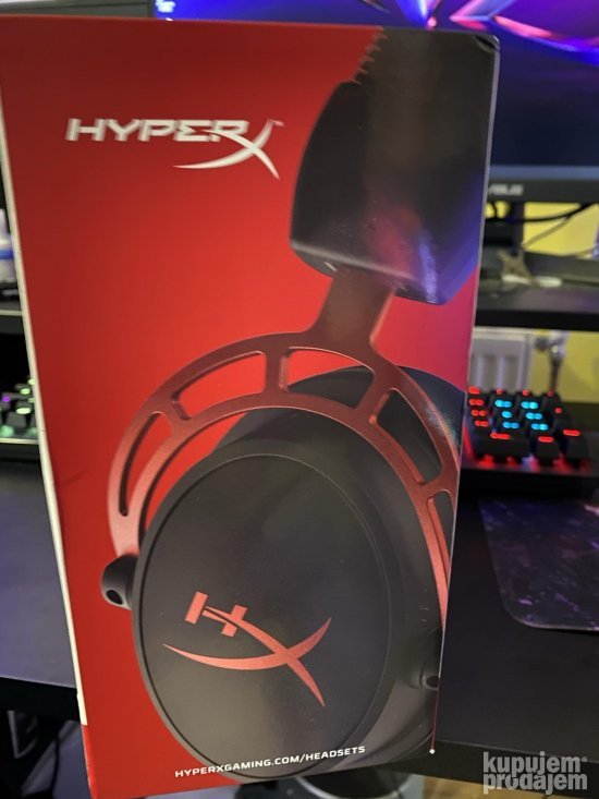 HyperX Cloud Alpha Red Gaming Pro headset vrhunski headset ...