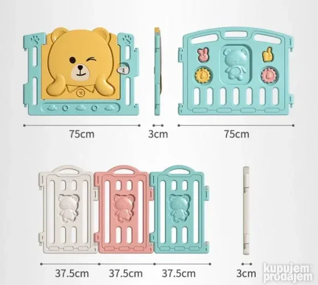 igraonica plasticna ograda vise velicina - KupujemProdajem