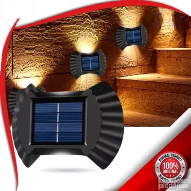 Solarni vodootporni led paneli za dekorativnu rasvetu 4 kom ...