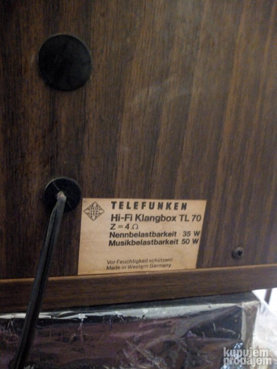 TELEFUNKEN TL-70 Vrhunski Vintage Isophon Philips Zamena - KupujemProdajem