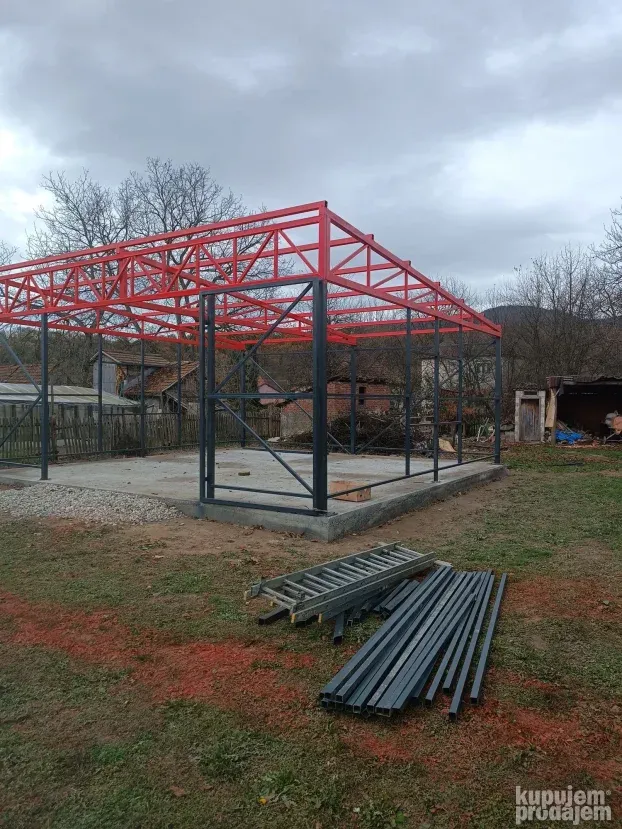Montazne konstrukcije hale magacini garaze perionice - KupujemProdajem