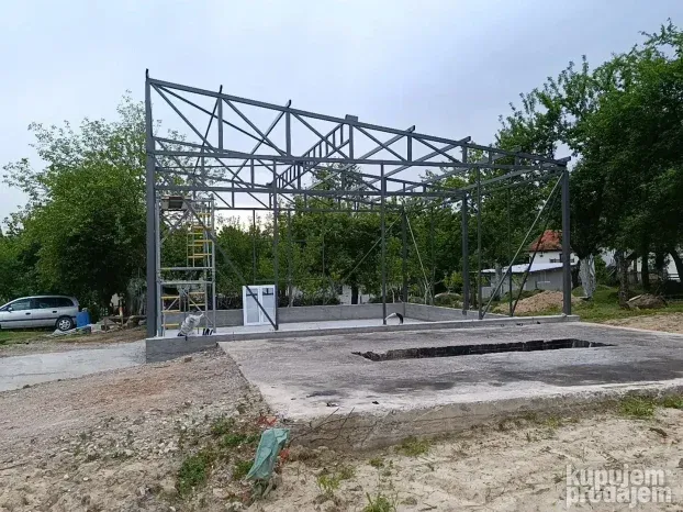 Montazne konstrukcije hale magacini garaze perionice - KupujemProdajem