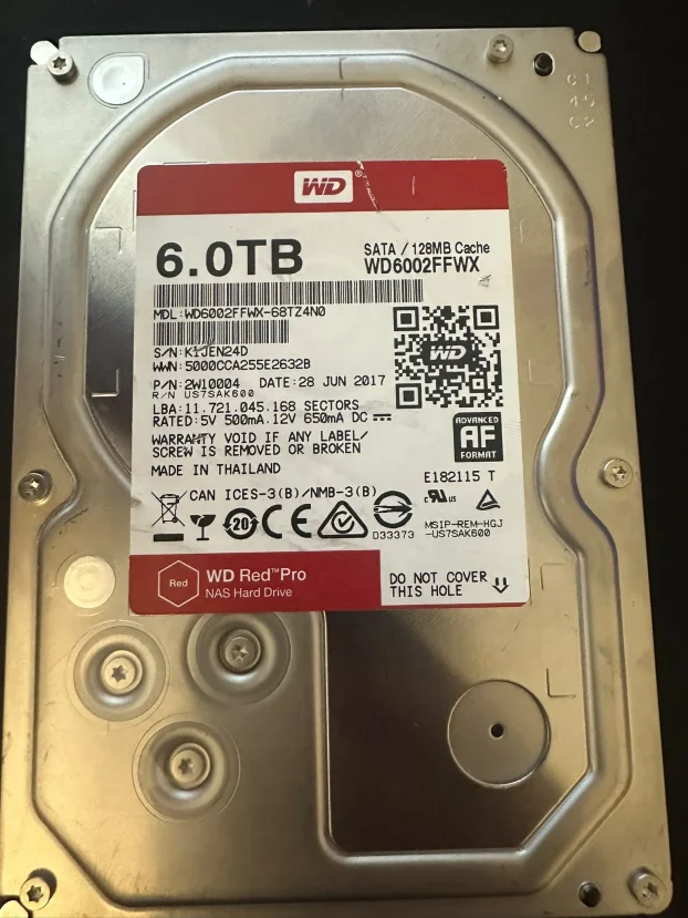 WD Red Pro 6TB (WD6002FFWX-68TZ4N0) - KupujemProdajem
