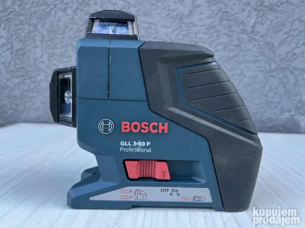 Bosch GLL 3-80 P linijski laser sa tri linije od 360 stepeni ...