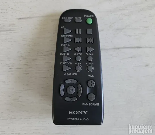SONY RM-SD70 - Daljinski upravljac za mini linije - ORIGINAL ...