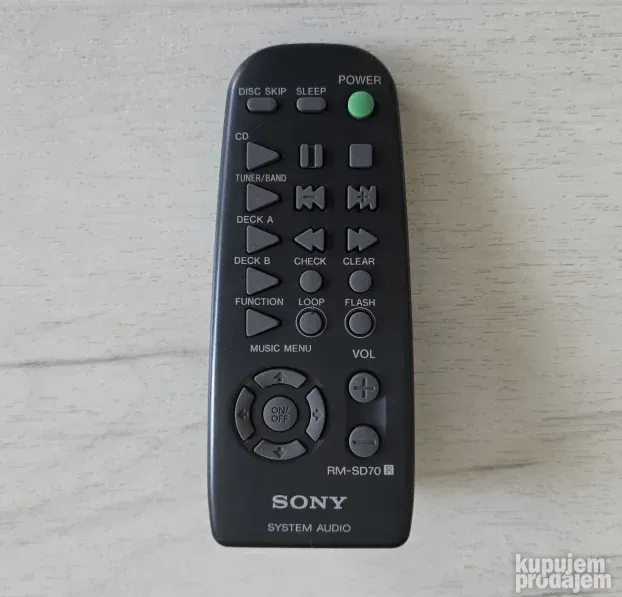 SONY RM-SD70 - Daljinski upravljac za mini linije - ORIGINAL ...