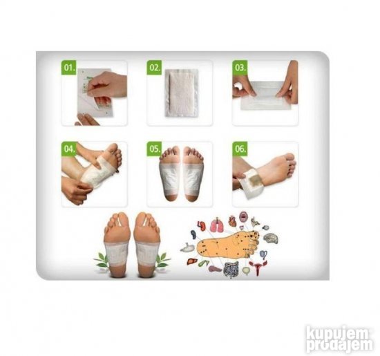 Kinoki - Flasteri za detoksikaciju 10 kom - KupujemProdajem