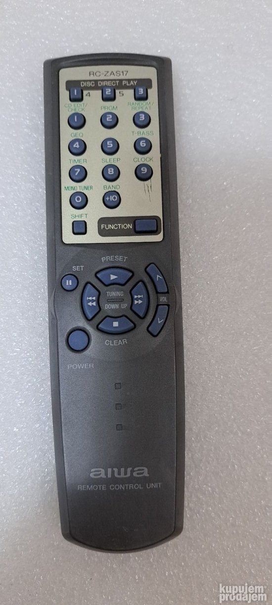 Aiwa RC-ZAS17 daljinski ORIGINAL - KupujemProdajem