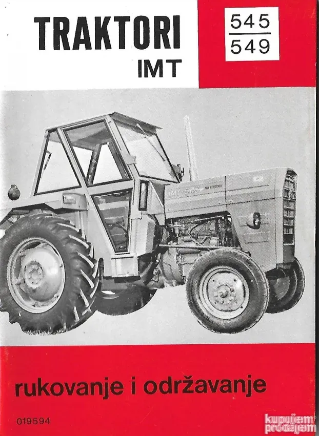 IMT 545 549 Uputstvo stari tip - KupujemProdajem