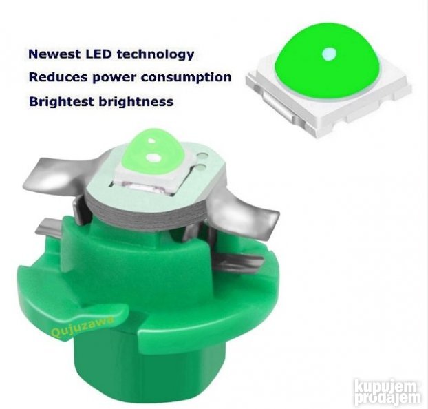 B8 4 Led Cree Bele Sijalice Za Instrument Tablu Brzinomer