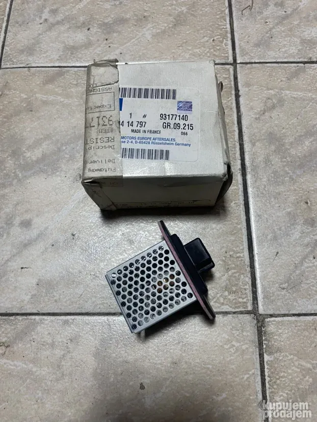 Rezistor-otpornik grejanja OPEL Vivaro A B GM - KupujemProdajem