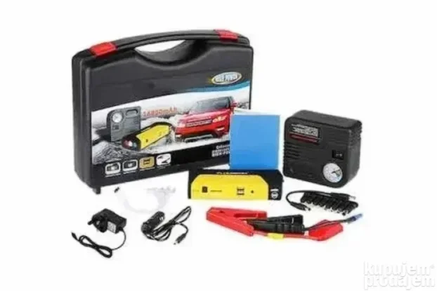 Starter za auto Jump Starter sa kompresorom - KupujemProdajem
