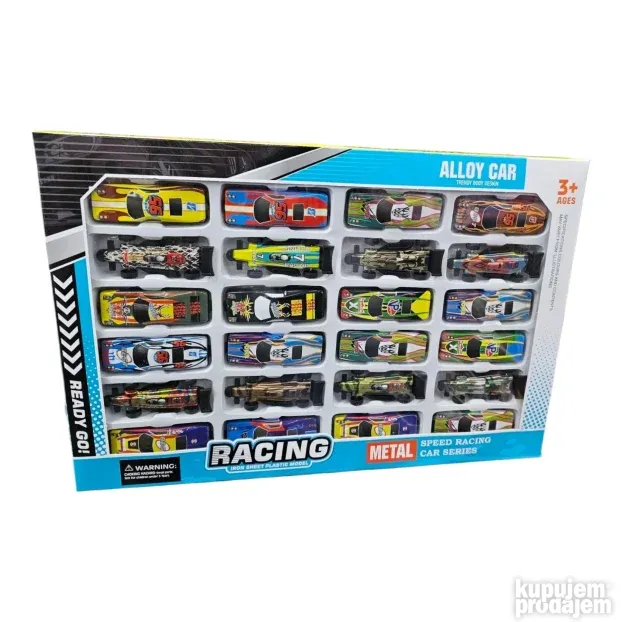 Metalni Autici za Decu Set 24 Komada NOVO Alloy Cars AKCIJA ...