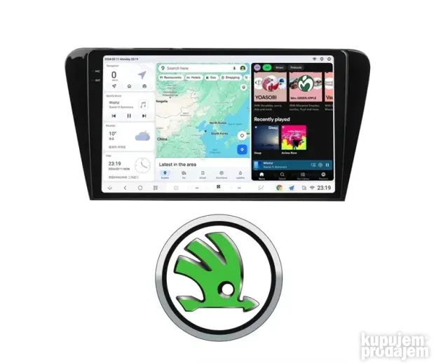 Multimedija android car play skoda octavia a7 9 inca - KupujemProdajem