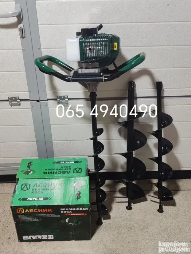 Busac za rupe Lesnik original sa 3 Burgije - KupujemProdajem