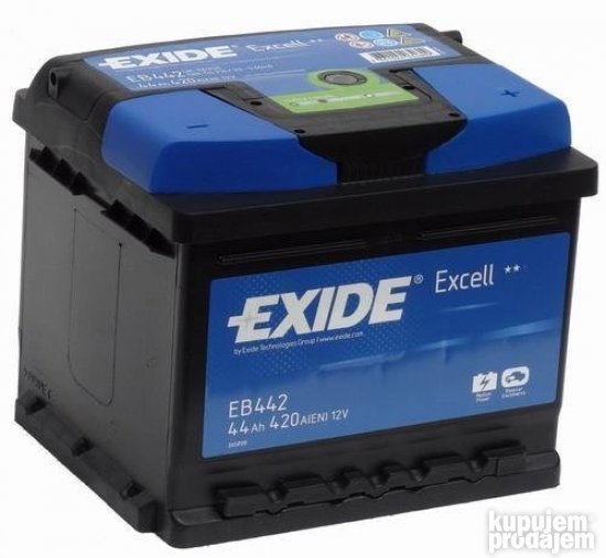 Akumulator 12V44Ah D+ EXIDE Excell - KupujemProdajem