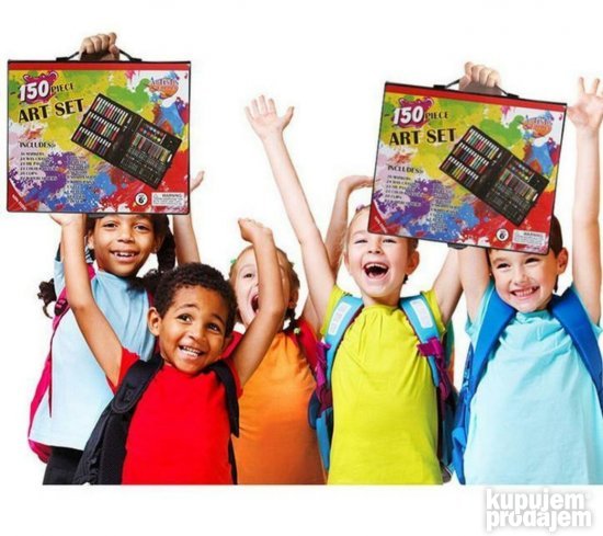 Art set 150 flomasteri bojice pribor za skolu skolski pribor - KupujemProdajem