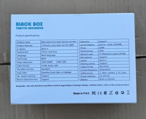 Auto kamera Black Box Traffic Recorder za voznju u autu - KupujemProdajem