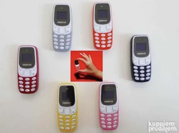 Mini nokia telefon 3310 sivo-crni - KupujemProdajem