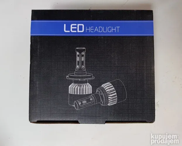 Sijalice H4 led cob sa ventilatorom i 3 diode 12v-24v - KupujemProdajem