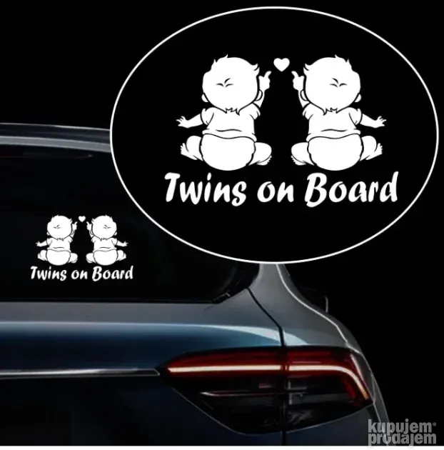 Deca u autu / kids on board nalepnica 5 - KupujemProdajem
