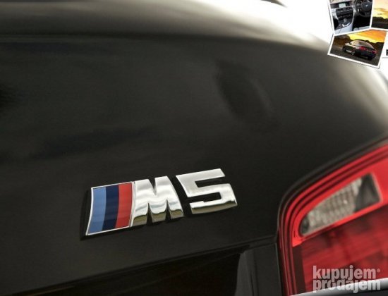 BMW M5 hrom siva znacka za gepek vrata NOVO - KupujemProdajem