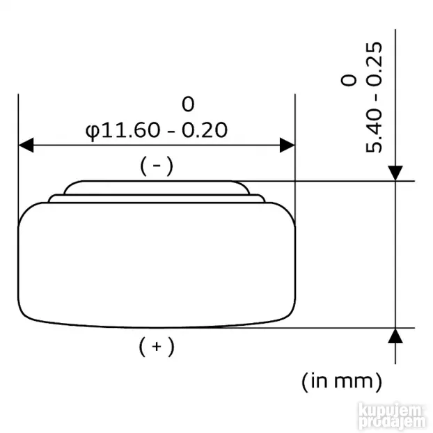 SR44 LR44 Sony Murata 1.55V 1.5V Baterija Dugmasta - KupujemProdajem