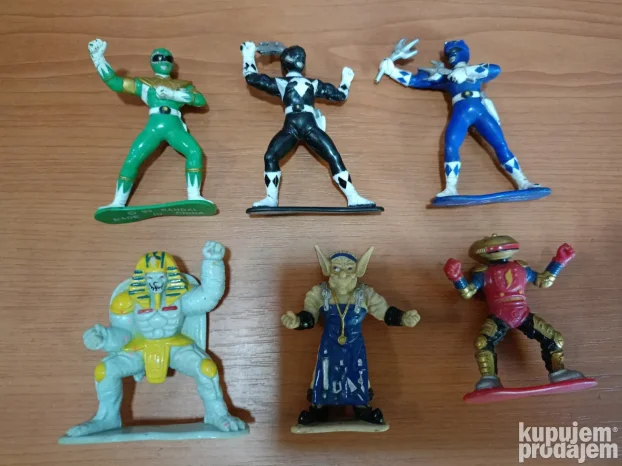 Mocni Rendzeri Power Rangers originalna serija 6 figurica - KupujemProdajem