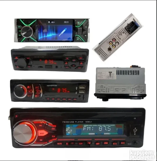 Auto Radio za auto,MP3,Mp5,Usb,Aux,Radio Bluetooth 12v-24v - KupujemProdajem