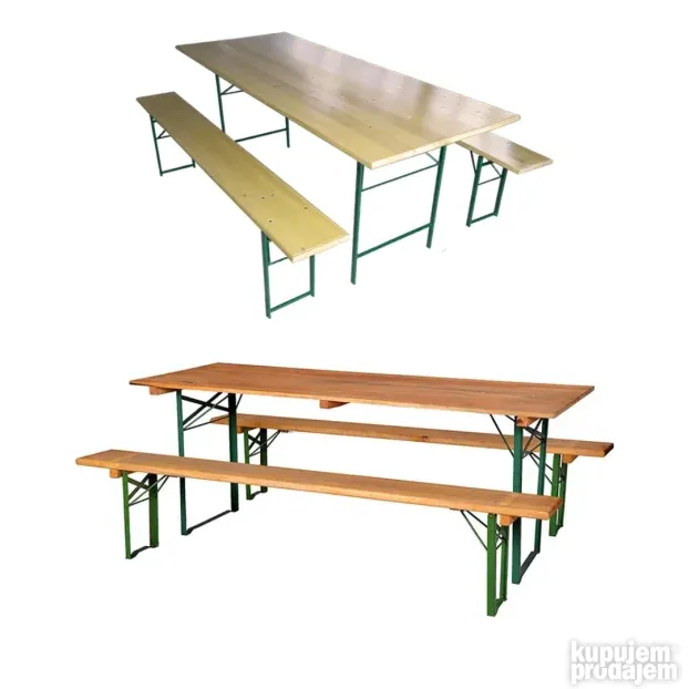 Slavski sto i klupe,pivski setovi, setovi za proslave 220X80 ...