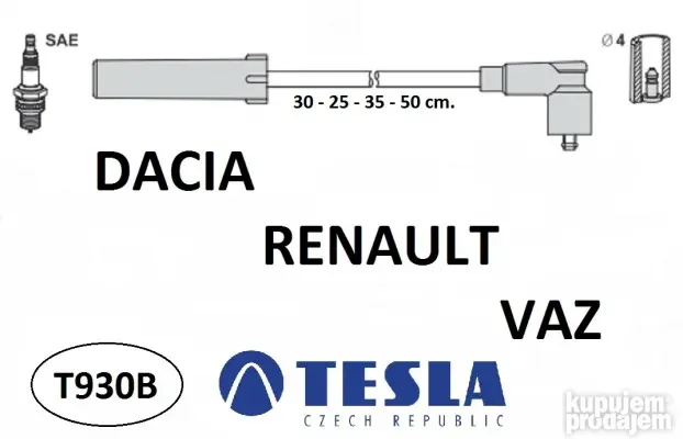 Dacia Sandero 1.4-1.6 KABLOVI T930B dacija - KupujemProdajem