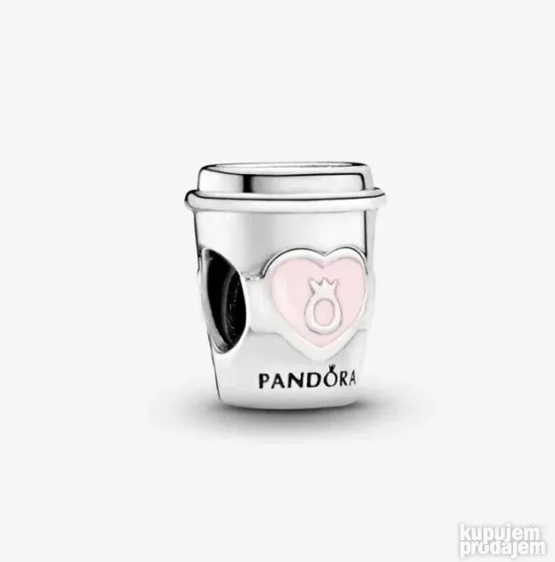 PANDORA privezak Kafa za Poneti srebro ale s925 797185EN160 ...